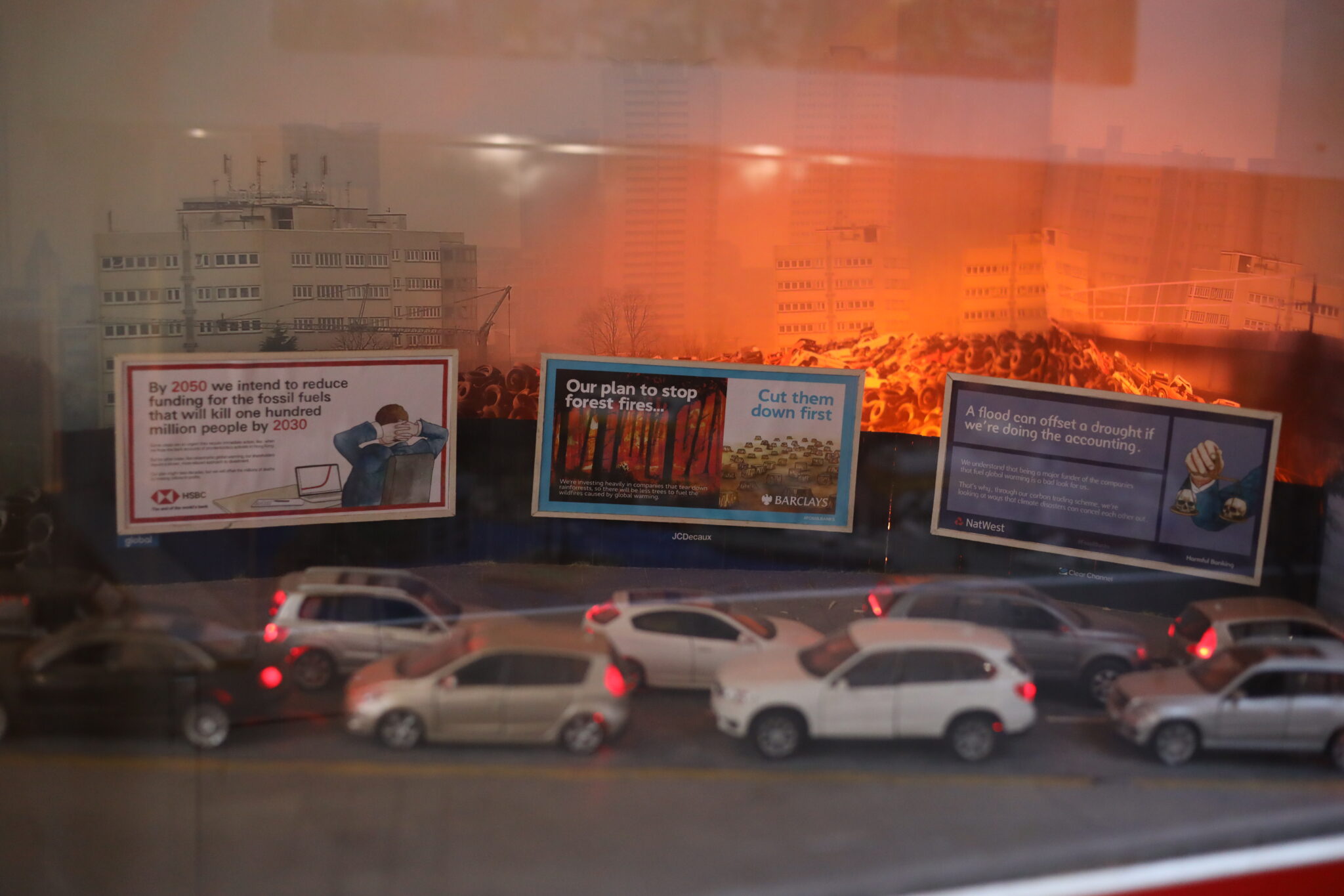 'Hell Bus' drives home campaign against greenwashing amidst week of ...